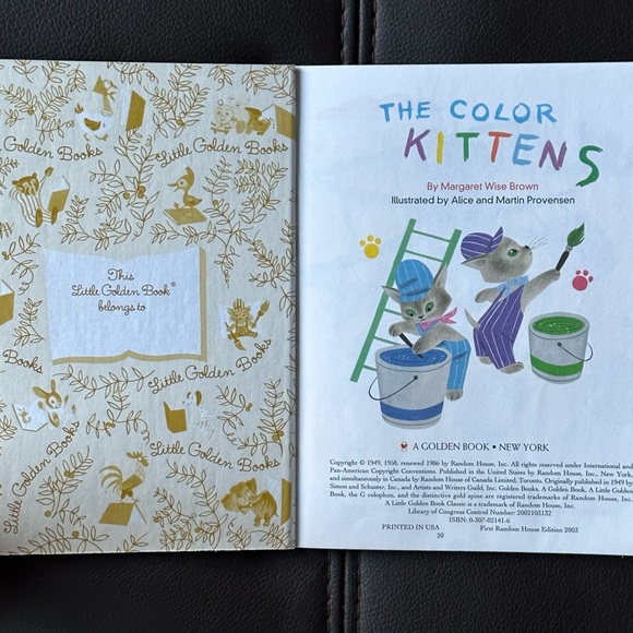 Pottery Barn Kids | Other | New A Little Golden Book Classic The Color ...
